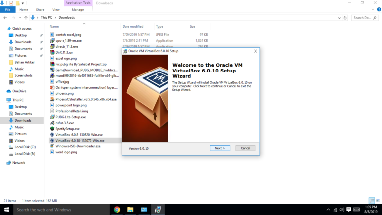 Tutorial Instal VirtualBox : Huma Belajar